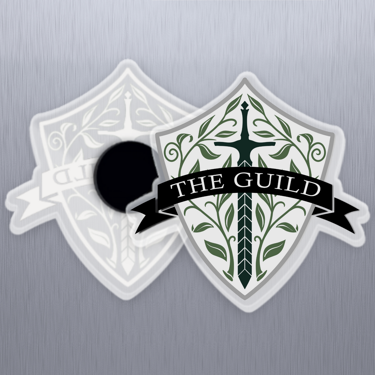 Acrylic Magnets - Guild Logo – A.L.Rook Author